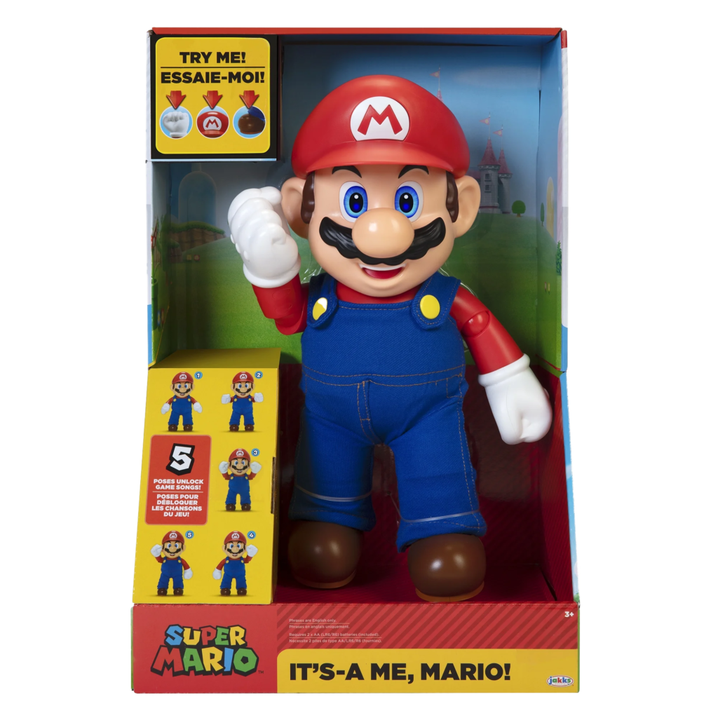 Super Mario It's A Me! Mario Interactive Action Figure - Circuit Zone