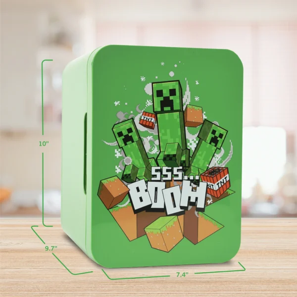 Minecraft Green Mobs 6 Can Mini Fridge - Circuit Zone